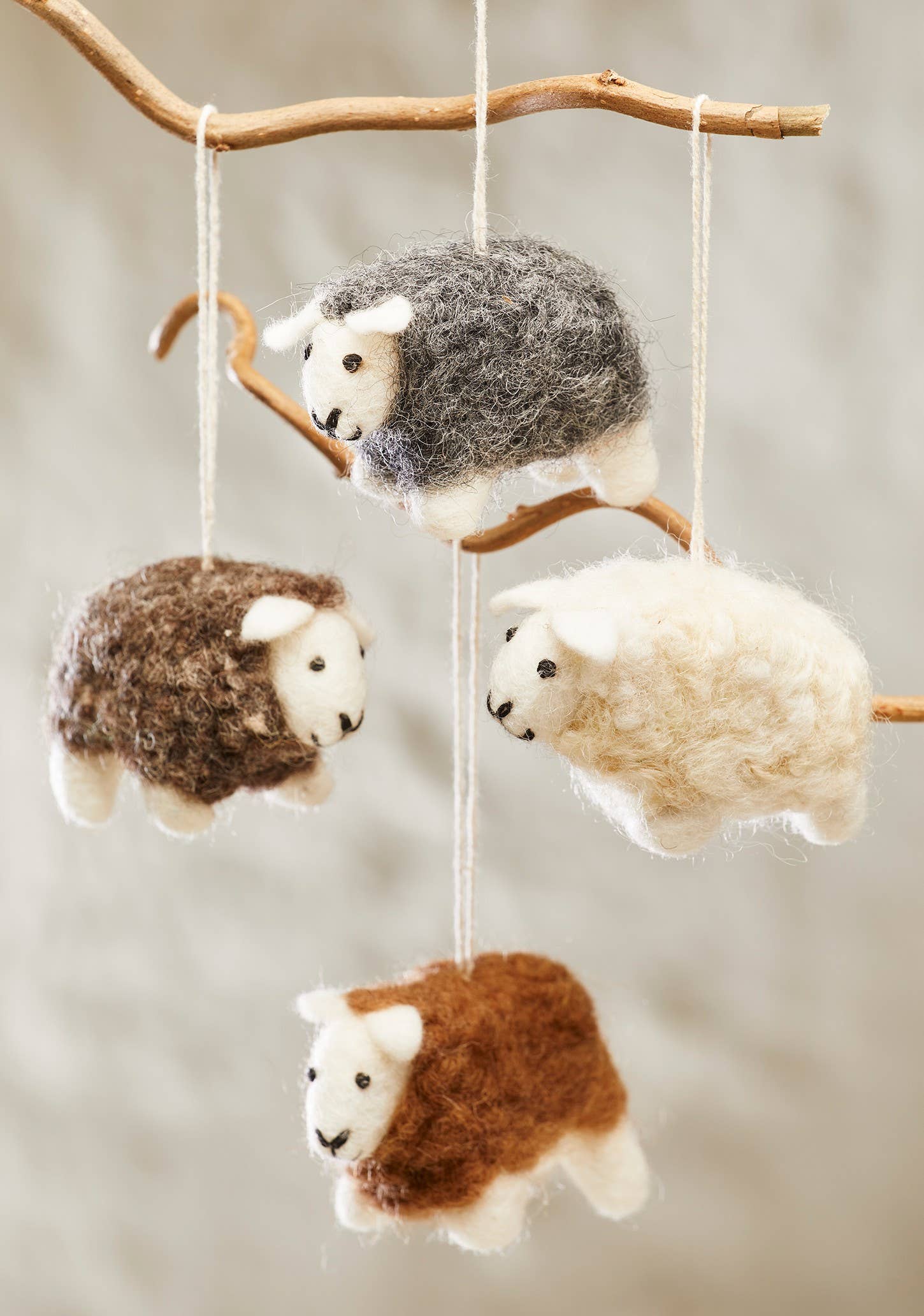 Natural Woolly Felt Sheep – Southern Living Giftware
